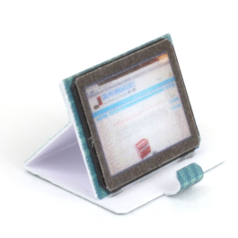 Tablet Computer In Turquoise Case (DM-M228) - Dolls House Accessories ...