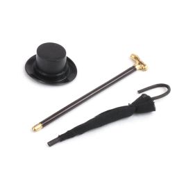 Hat, Cane and Umbrella Set (E9183) - Dolls House Accessories | Dolls ...